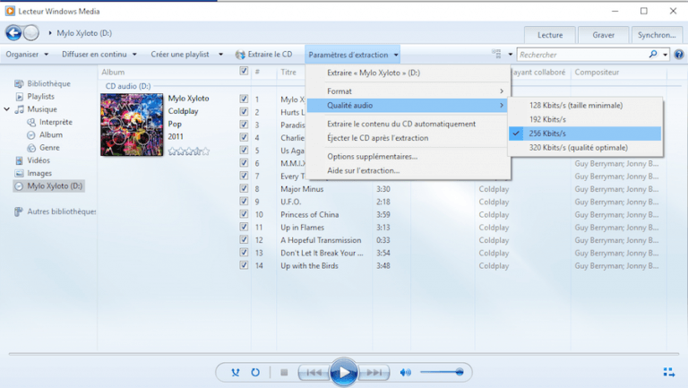 Comment convertir un CD en MP3 avec Windows 10 ? - Varcap Informatique