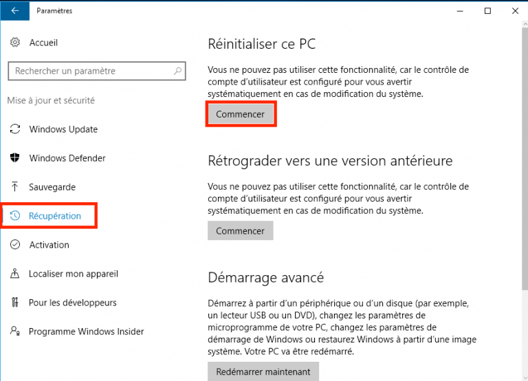 Comment Réinitialiser Windows 10 Varcap Informatique