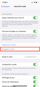 Comment configurer un code alphanumérique sur iPhone